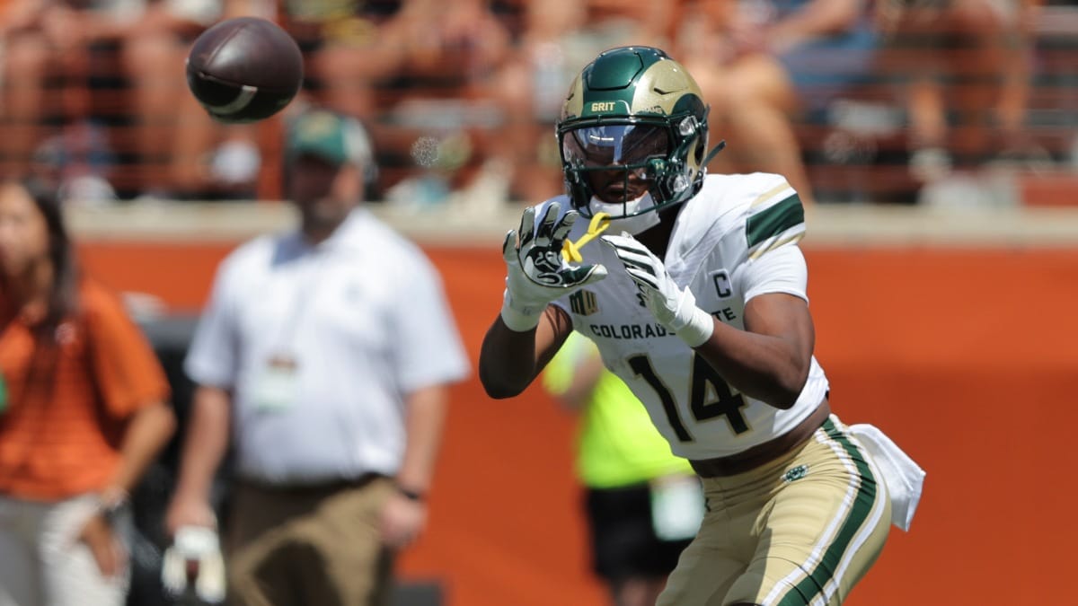 Colorado State WR Tory Horton NFL Draft Projection, Height, Weight ...